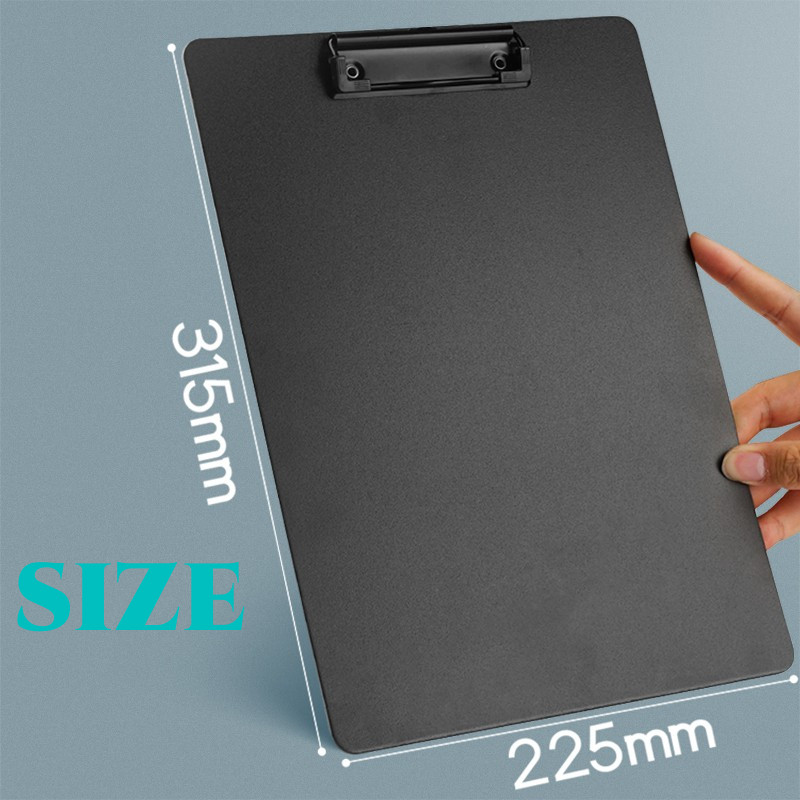 1pc A4 Clip Board Hard Board Long Clipboard File Paper Folder Writing ...