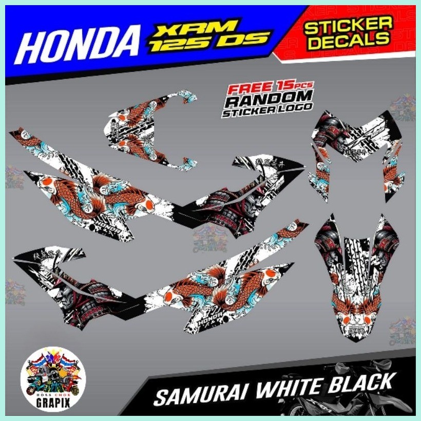 Honda XRM 125 Fi DS FULL BODY Decals Sticker | Shopee Philippines