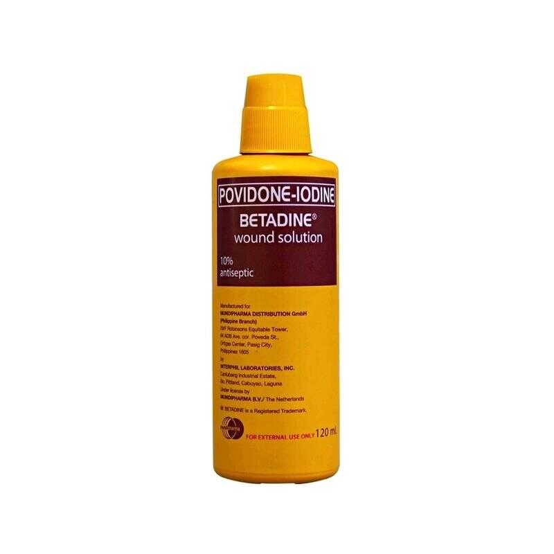 5A2 Betadine Povidone-Iodine Wound Solution 120Ml,60Ml,25Ml, 15Ml & 7 ...
