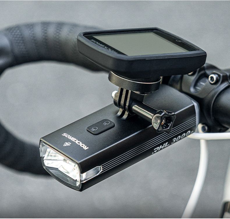ROCKBROS 3000LM Bicycle Front Light 10000mAh Bicycle Light High ...