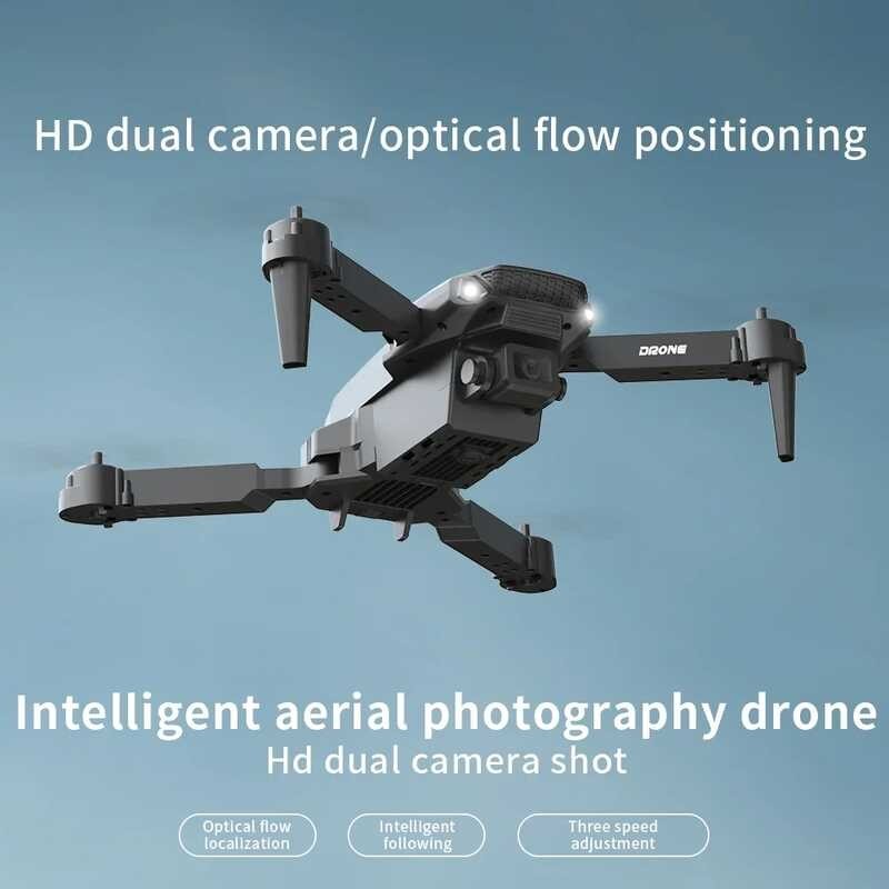 Drone 4K HD Wide Angle Camera 1080P Wifi Fpv Dron Height Panatilihin ...