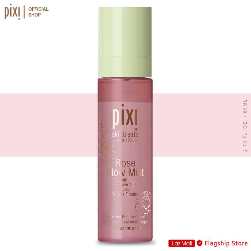 Pixi Glow Mist 80ml Hydrating Facial Spray sa Rose Water, Arginine, at ...