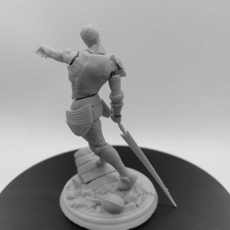 C3c 1/24 Scale 85Mm Vertical Height Zombie Soldier Miniatures Resin ...