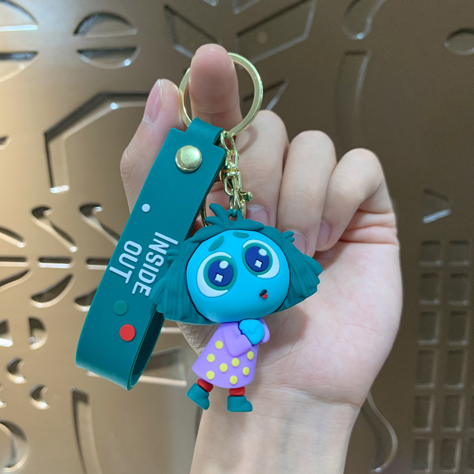 Inside Out Keychain -Sadness Anxiety Anger Disgust Joy Envy ...