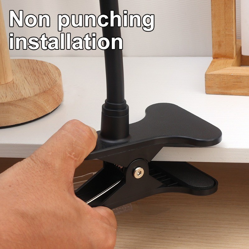 Universal Bendable Monitor Holder Clip - Punch-free Camera Support ...