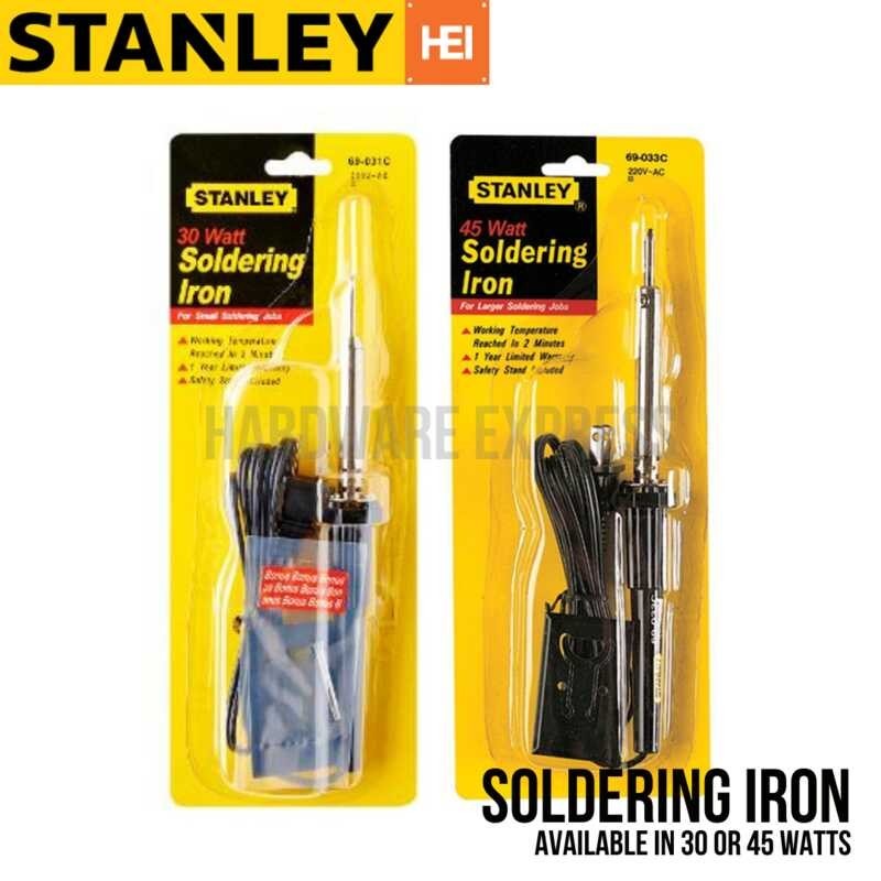 Iron Stanley Soldering 220V 30 (69-031C) / 45 Watts (69-033C) | Shopee ...