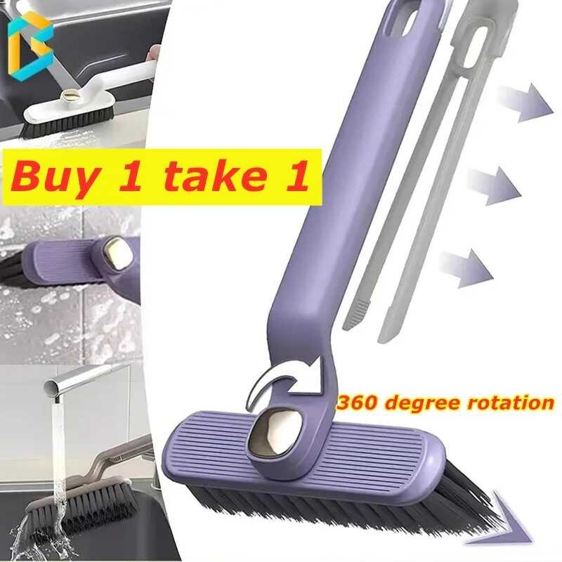 2025 para sa puting banyo 360 2-in-1 Pindutan paglilinis ng pindutan ...