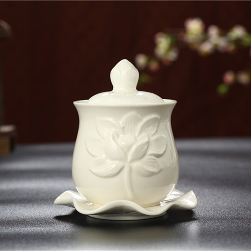 Buddhist Altar Great Compassion Water Cup Pure White Wordless Holy ...