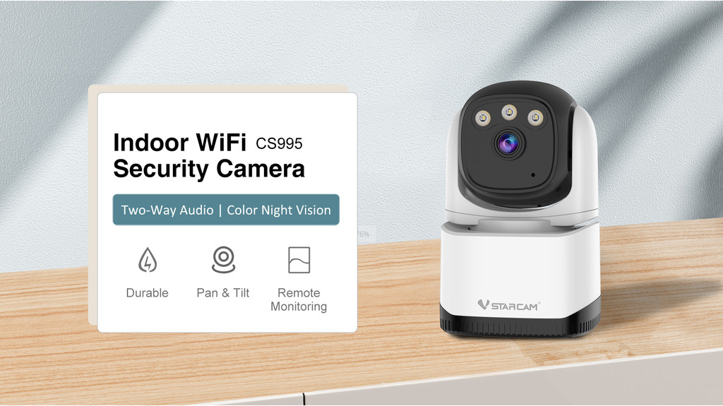 Vstarcam 5MP HD WiFi Smart IP Camera Indoor Security Home CCTV ...
