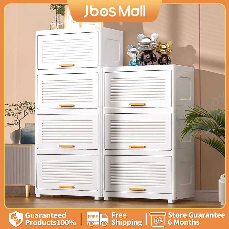 Closet Jbos Cabinet Na May Mga Gulong Para Sa Damit Clothes Storage ...