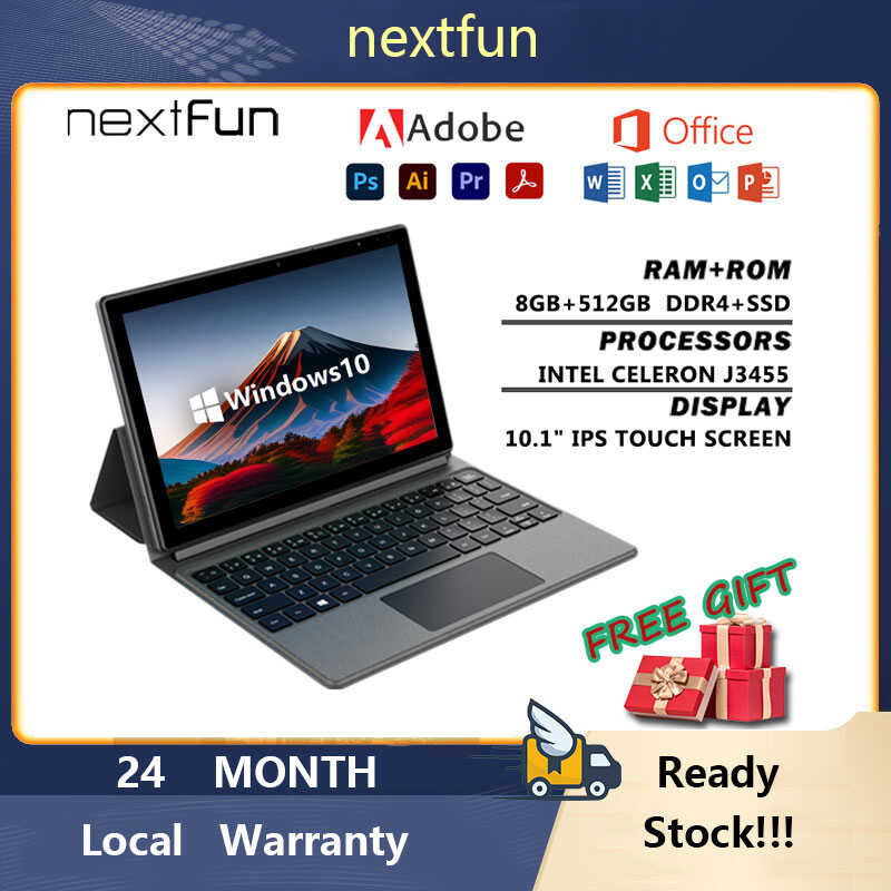 Fun Next Tablet 2-In-1 - Office Laptop Full Touch IPS HD Screen 8G RAM ...