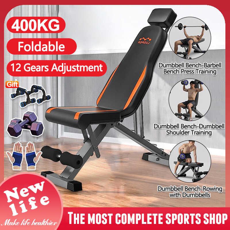 Bench Dumbbell Exercise Bench, With 12Levels Adjustable Bench Press ...