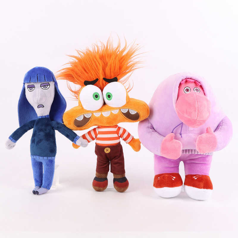 Inside Out 2 Plush Series Anxiety Ennui Embarrassment Toys Plushie ...