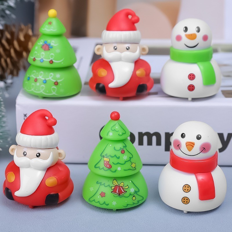Christmas Cartoon Cute Pull Back Car - Children Funny Interactive Game ...