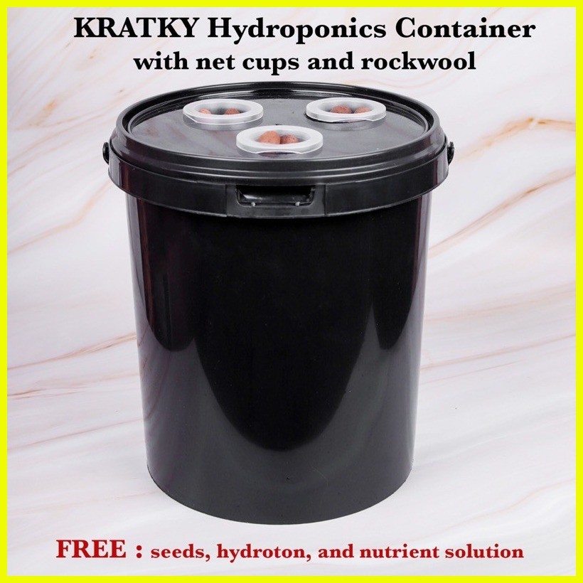 ∇ ♆ Kratky Hydroponics Bucket with Grow Kit (4L) | Shopee Philippines