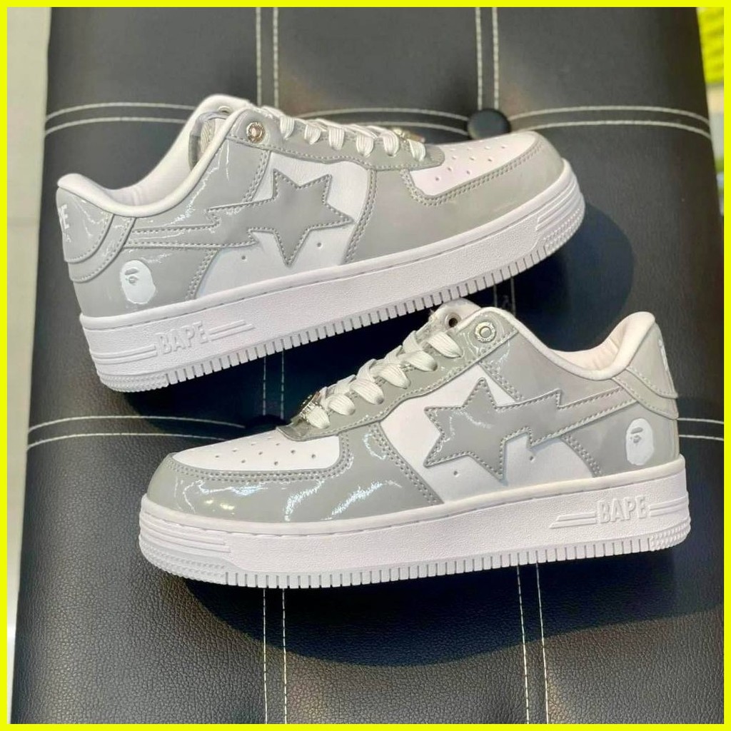 BAPE STA fashion with box unisex casual couple wear trendy shoes street ...