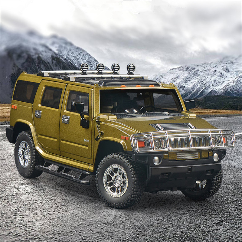 HUMMER ☆ 1/18 H2 Highway 61 SUV Alloy Diecast Metal Off-Road Vehicles ...