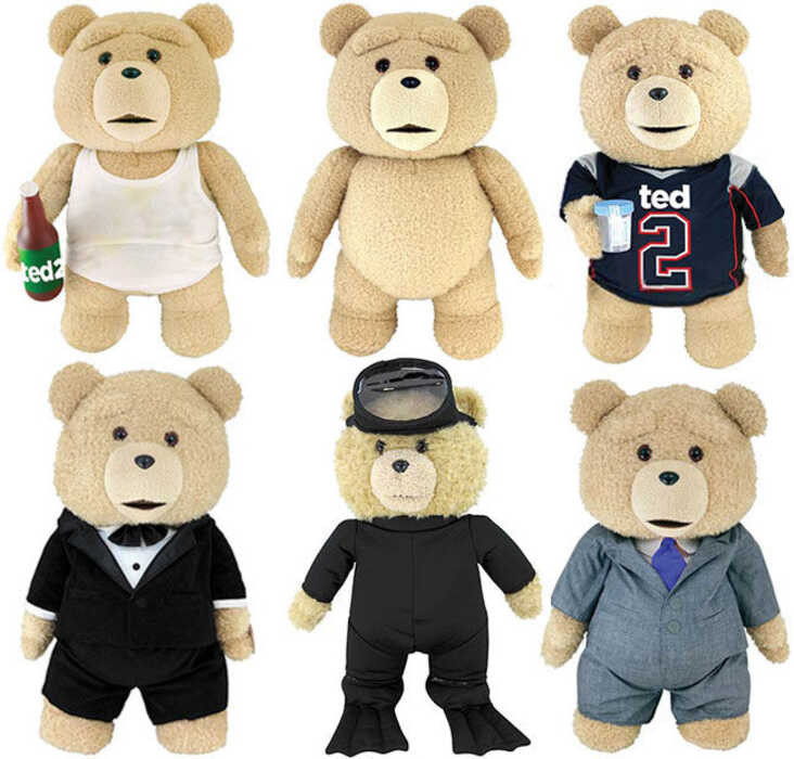 Ted 33Cm 2 Movie Teddy Bear Plush Toys Soft Stuffed Doll Gift | Shopee ...