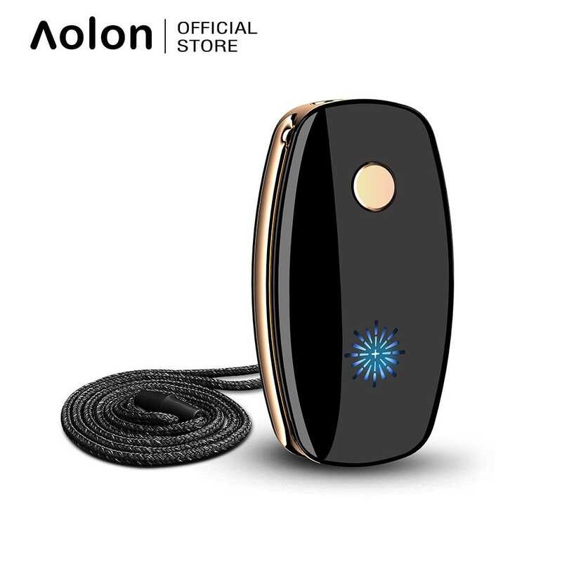 200million Aolon M11 Negative Ion Air Purifier ionizer Necklace Mini ...