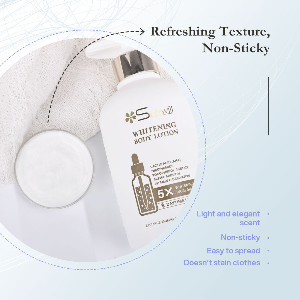 Shawill Niacinamide + Alpha Arbutin Body Whitening Body Lotion Moisturizing Skin Care S8024A ...