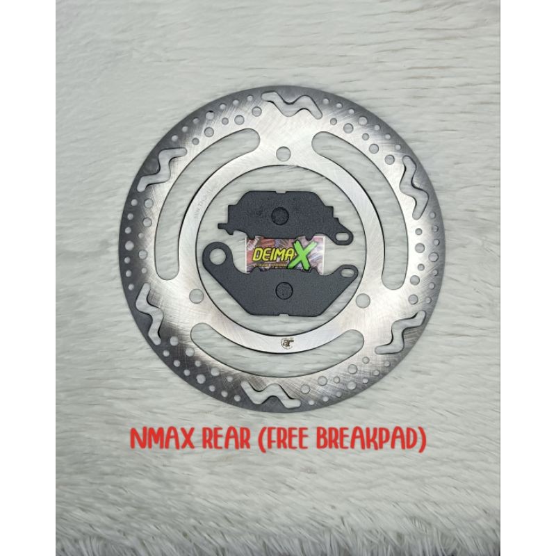 LIGHTEN DISC PLATE / THAI DISCPLATE ROTOR DISC FOR NMAX V1 / V2 AEROX ...