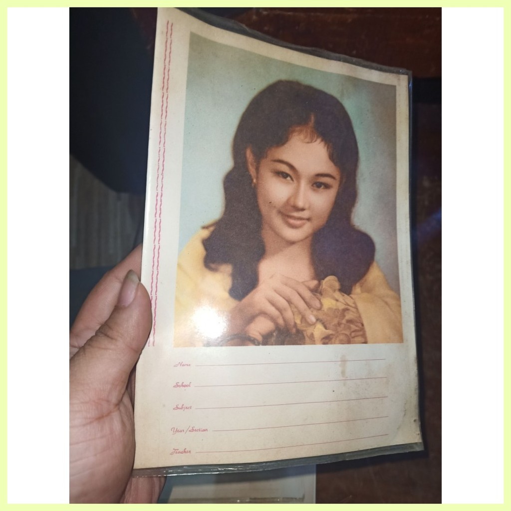 ♂ ♞,♘VINTAGE ARTISTA NOTEBOOK COVER , NORA AUNOR, VILMA SANTOS , MISS ...