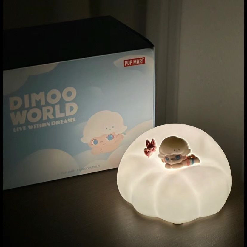 POPMART dimoo Cloud Ceramic Lamp Live Within Dreams pop mart dimoo ...