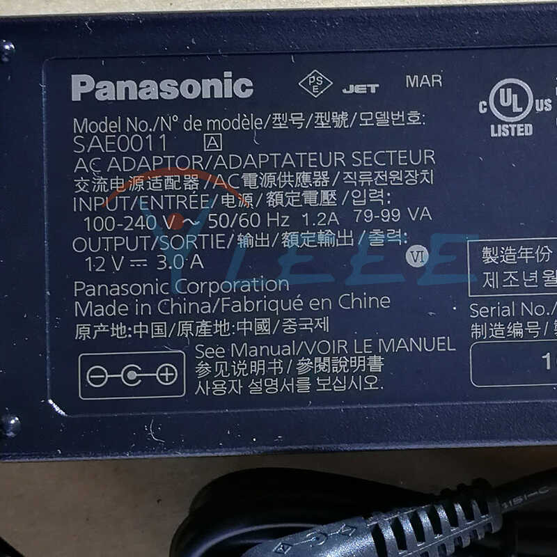 value】 【Best 12v3a Digital 4k Camera Charger Sae0011 Power Adapter Ag ...
