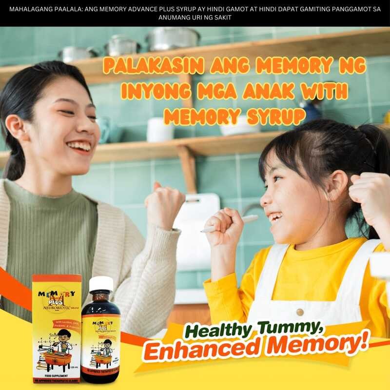 Memory Advance Plus Neurobiotic Brand Syrup For Kids With Free 1 Prebio ...