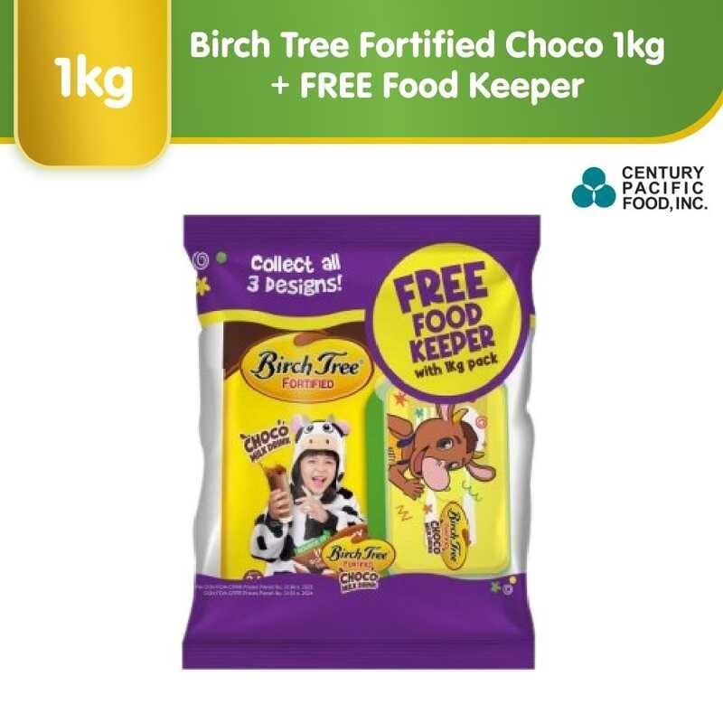 Birch Tree Fortified Powdered Milk Choco 1kg + FREE Food keeper 6月-x119 ...