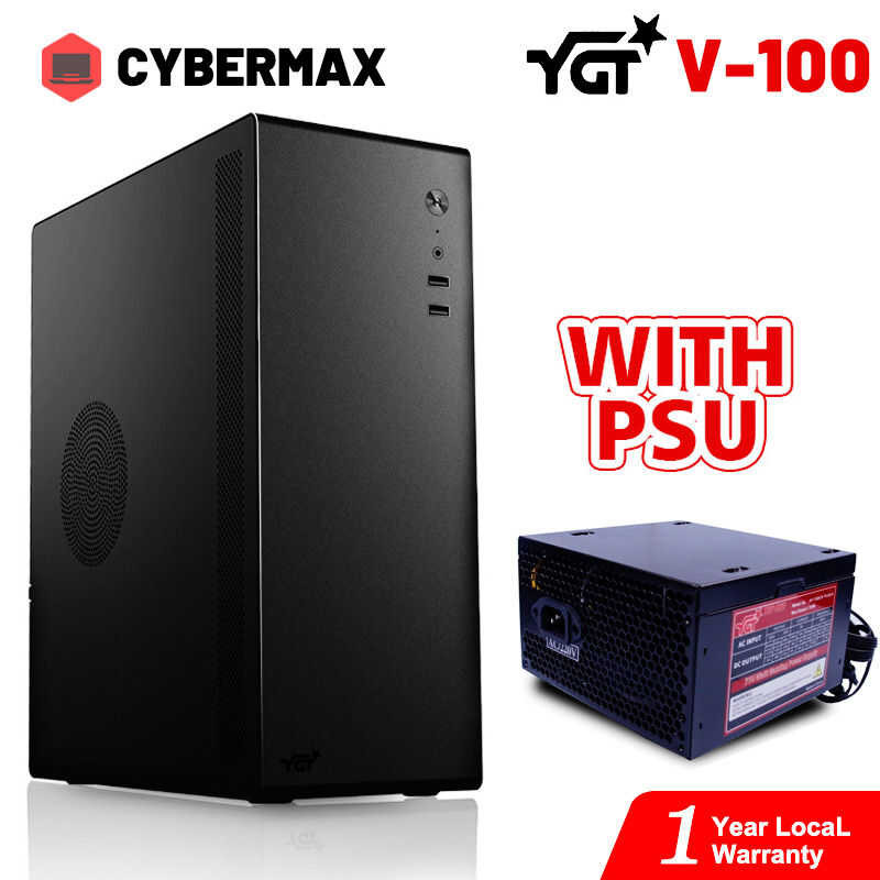 YGT V100 PC Case With PSU Office/Gaming Table ATX Computer Desktop ...