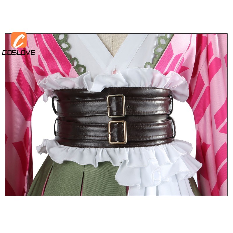 Anime Demon Slayer Kanroji Mitsuri 5th anniversary Dress Cosplay ...