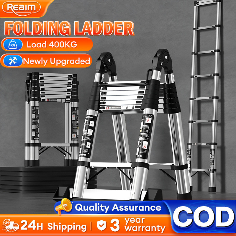 Telescopic Ladder Stainless Steel Multifunctional Ultra - Strong Load ...