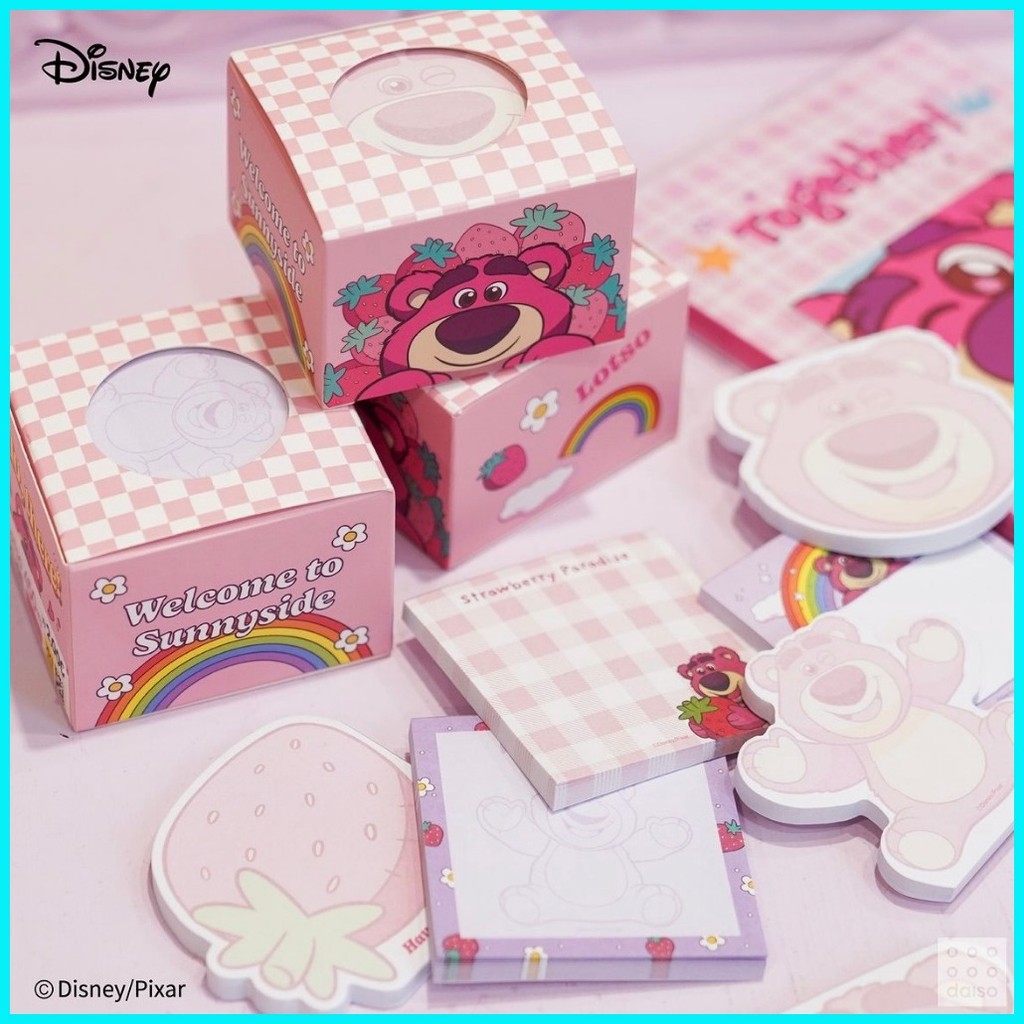 from KOREA DAISO KOREA X PIXAR, Toy Story Lotso mini Notes Box/Memo pad ...