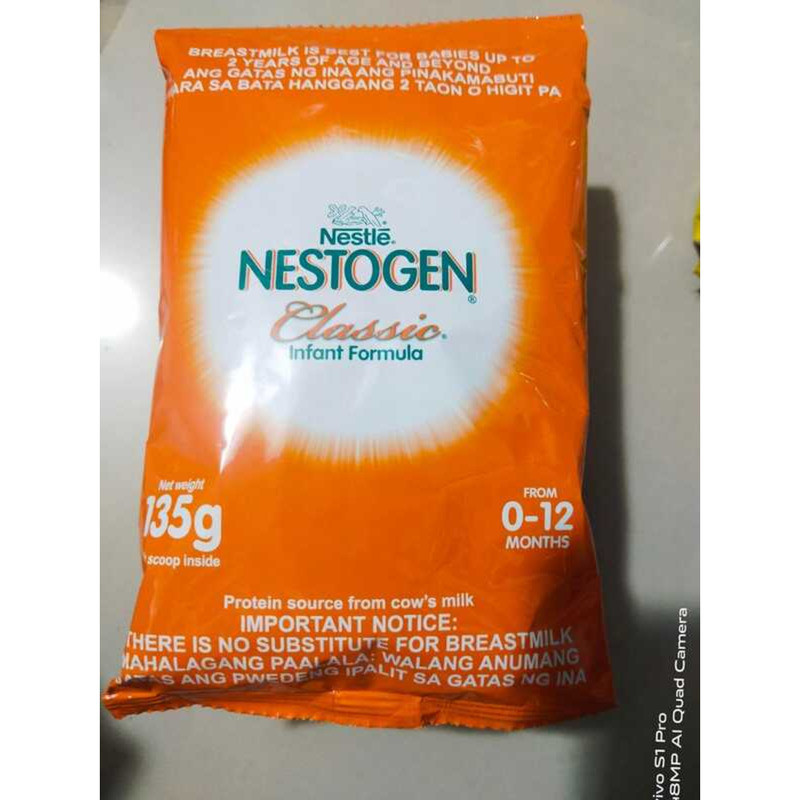Nestogen Classic Infant Formula 0-12 Months 135G Sachet 798 | Shopee ...