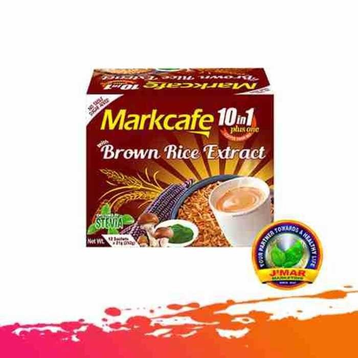 Markcafe 10 In 1 Plus One Coffee Mix With Brown Rice Extract Beverage ...