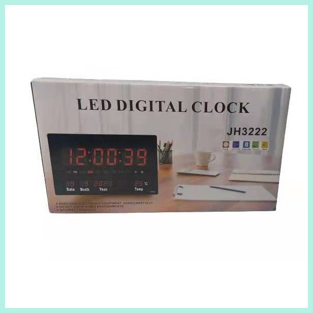 LED DIGITAL CLOCK JH3222 | Shopee Philippines