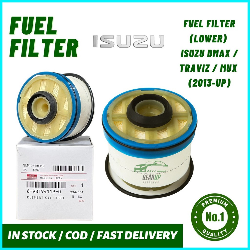 FUEL FILTER (LOWER) for ISUZU DMAX / TRAVIZ / MUX (2013-UP) ( 8 ...