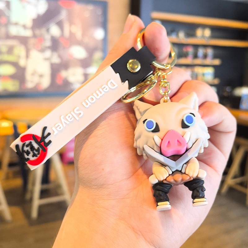 Demon Slayer Keychain Kamado Tanjirou Nezuko Inosuke Hashibira Inosuke ...