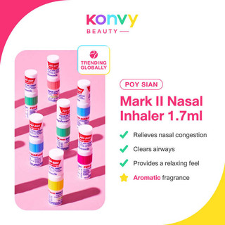 Poy Sian 2 in 1 (Menthol Nose Inhaler for Quick Relief from Nasal ...