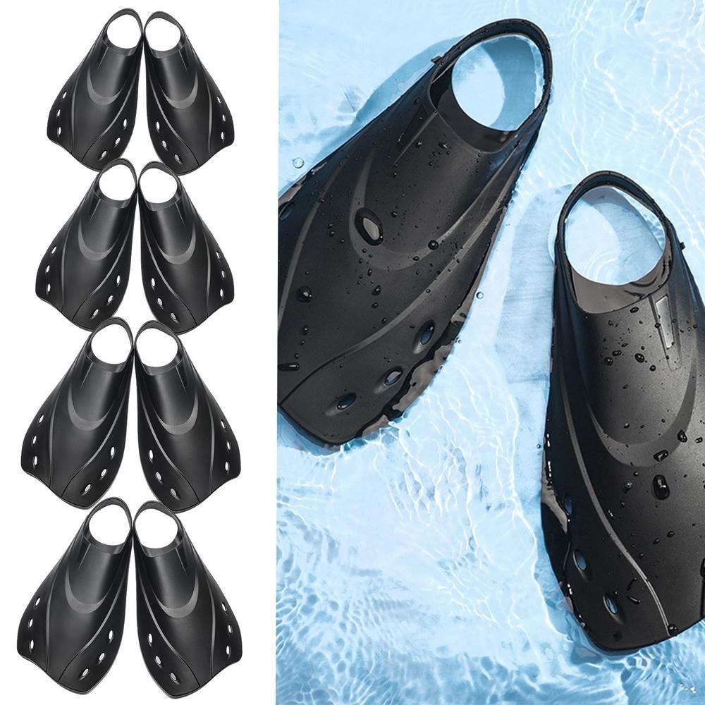WAVE Portable Short Swimming Fins Flippers Diving Fins Snorkeling Fins ...