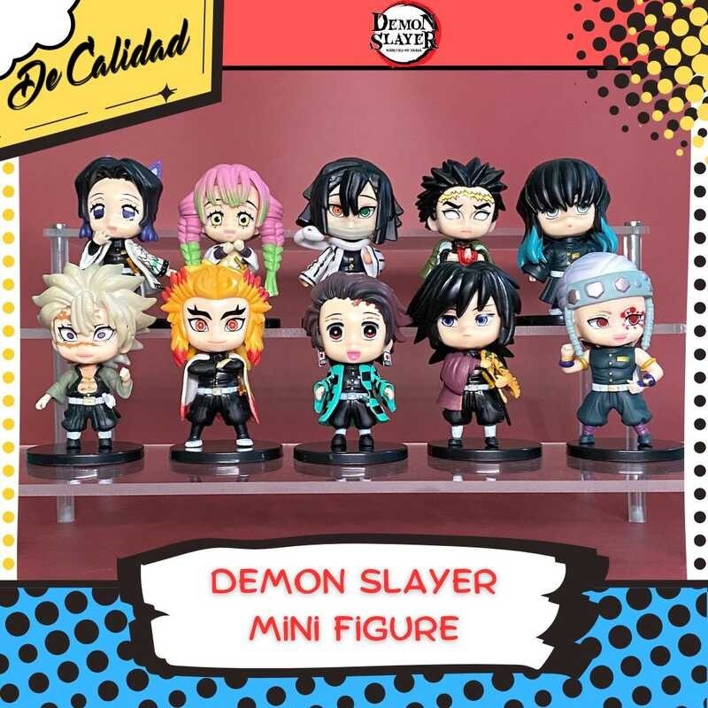 Demon Slayer Hashira Mini Figure Set ng 5 ⚠ | Shopee Philippines