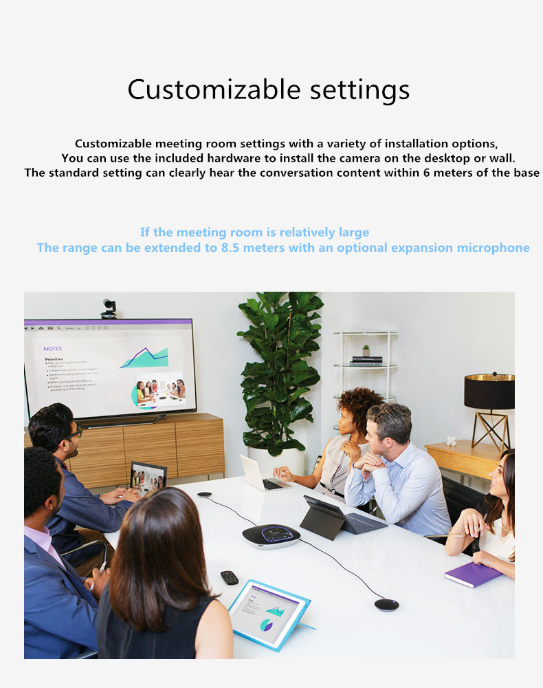 Original Logitech CC3500e Video Conference System Group Video ...