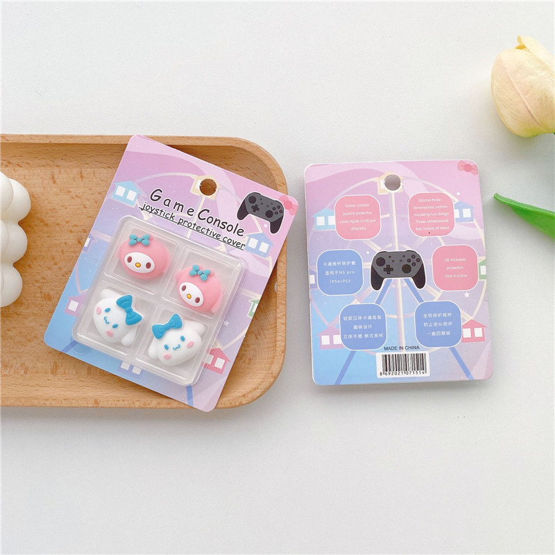 MINISO Sanrio Hello Kitty Thumb Stick Grip Cap Joystick Cover For Sony ...