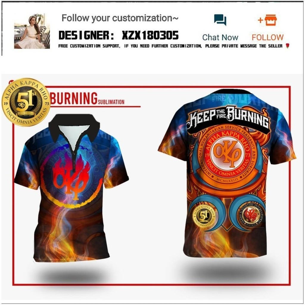 2024 marks 51st anniversary of AKP AKP's full sublimation design, keep ...