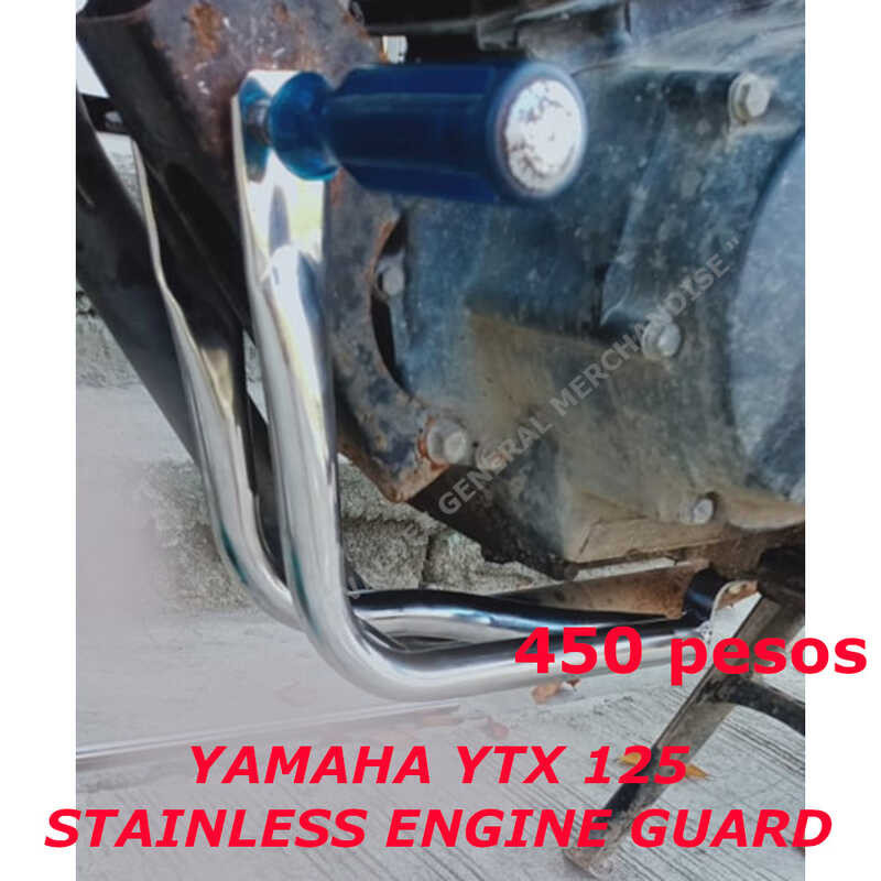 Yamaha YTX 125 Stainless Guard, Engine Support 450 Pesos | Shopee ...