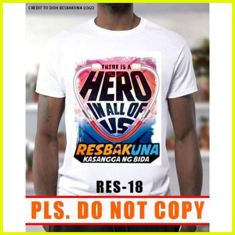 Resbakuna I got my vaccine DOH logo Tshirt ( Drifit ) | Shopee Philippines