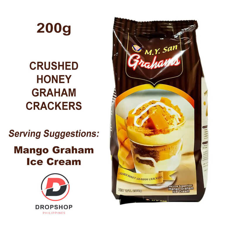 DP MY San Grahams Crushed Honey Graham Crackers 200g | Shopee Philippines