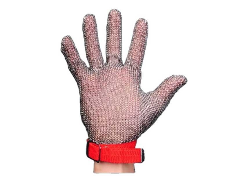 1B Butcher Food Contact 316L Five Finger Metal Cut Resistant Stainless ...