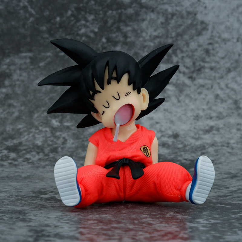 A 10Cm Dragon Ball Z Anime Pvc Action Figure Sitting Posture Sleep Son ...